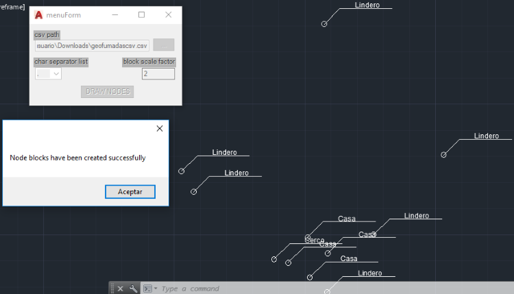 Draw Coordinates In Autocad From An Excel Csv File Geofumed Gis Cad Bim Resources